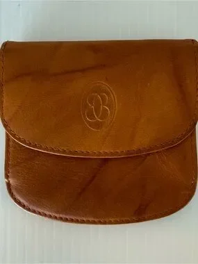 Buxton | Bags | Vtg Buxton Genuine Brown Leather Mini Wallet Coin Purse ...